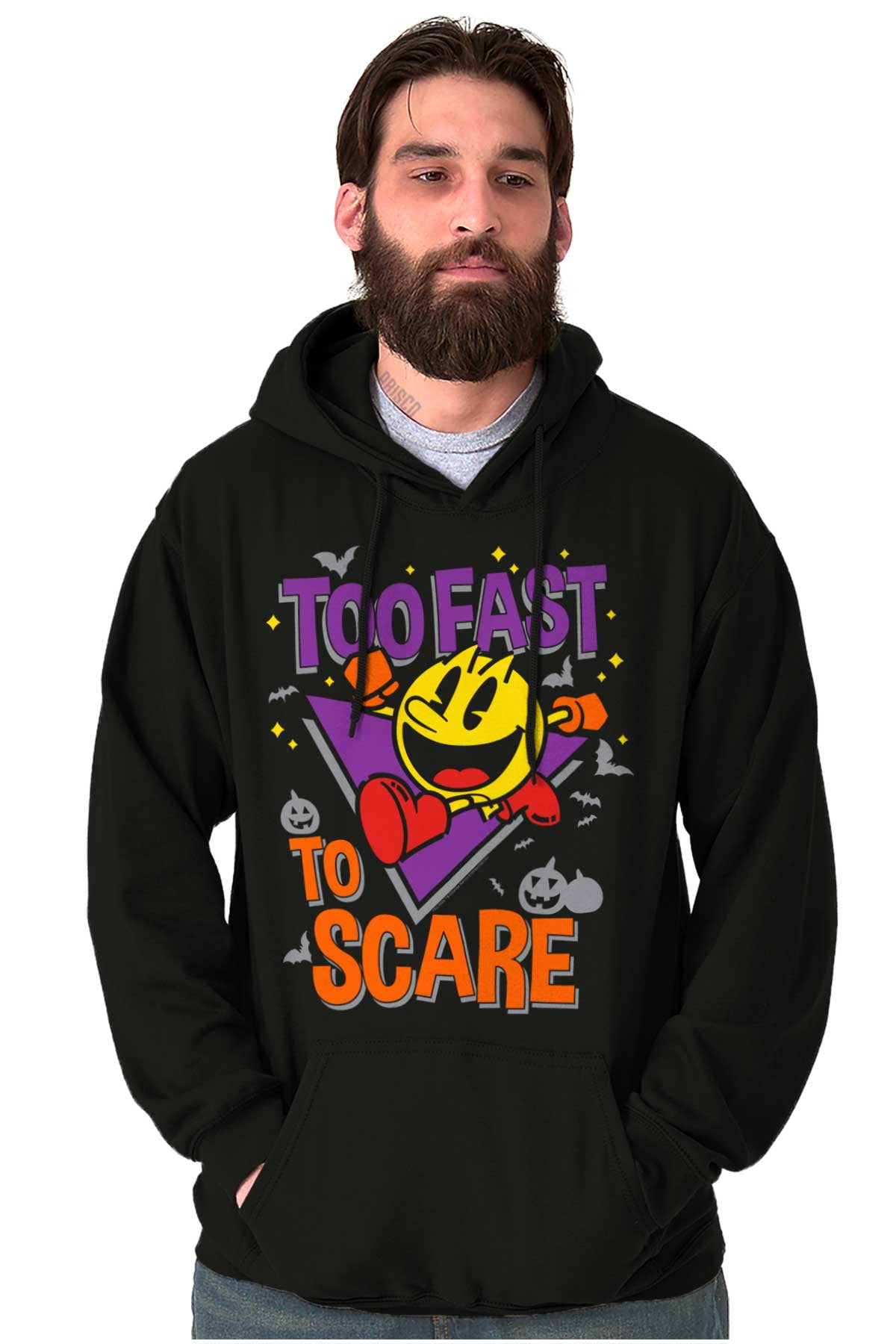 PACMAN Halloween Too Fast To Scare Unisex Plus Size Hoodie Brisco ...