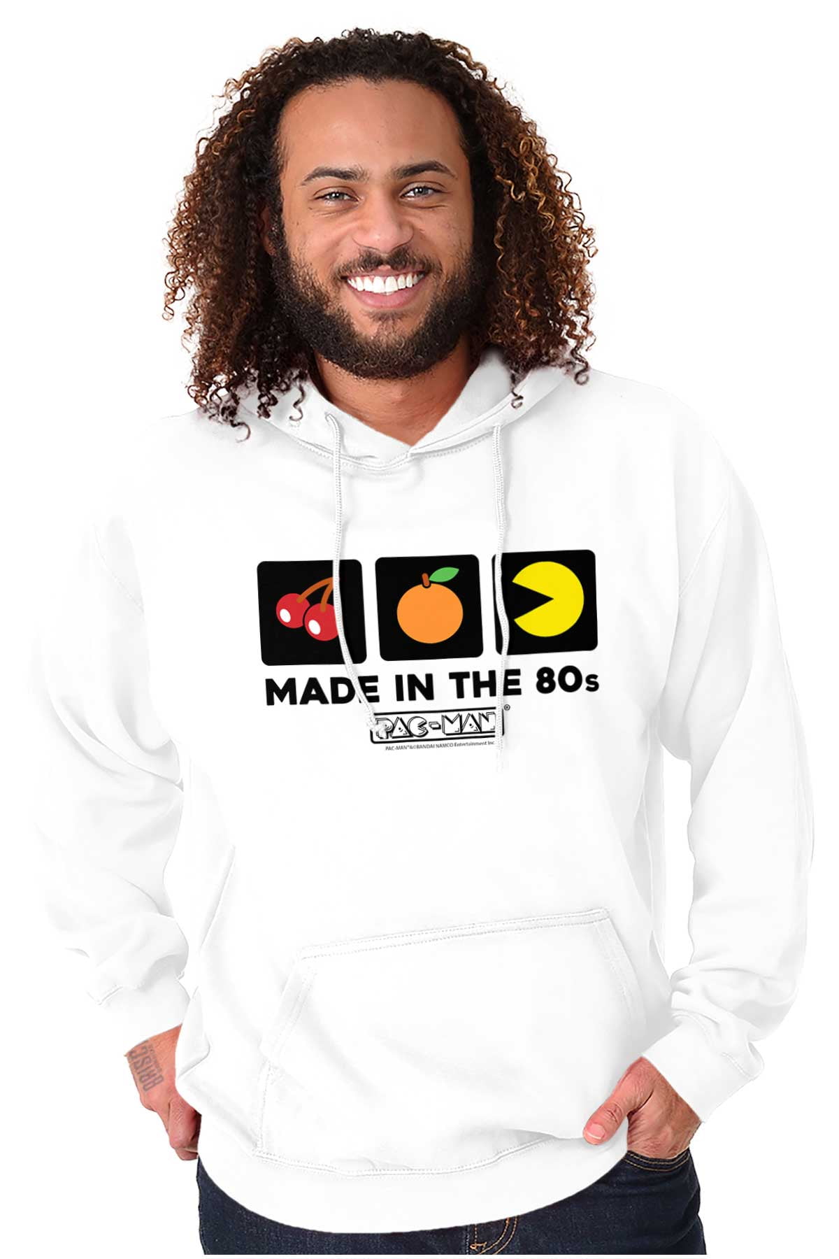 PACMAN Made in the 80s Vintage Hoodie Sweatshirt Women Men Brisco ...