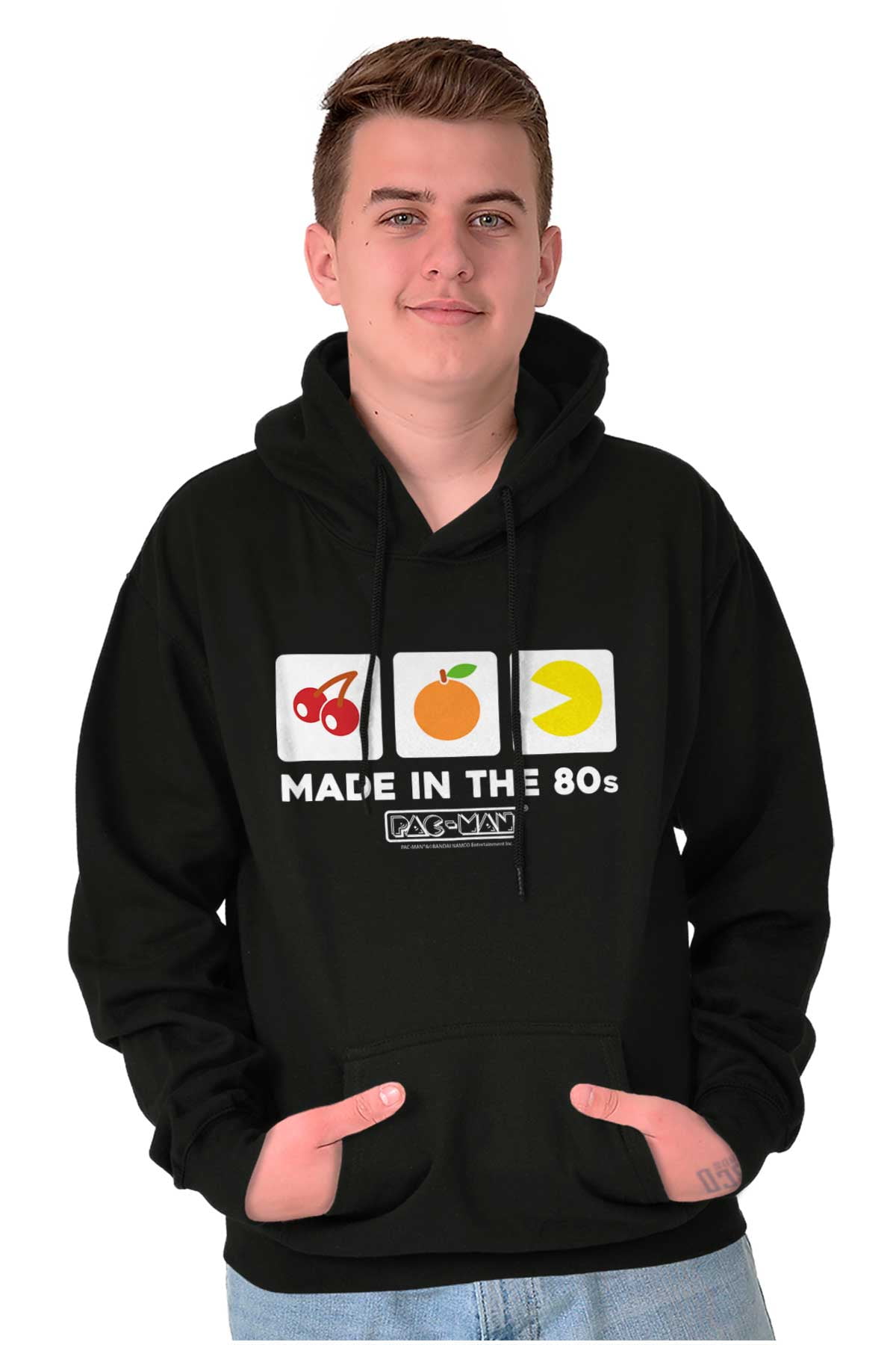 PACMAN Made in the 80s Vintage Unisex Plus Size Hoodie Brisco Brands 2X ...