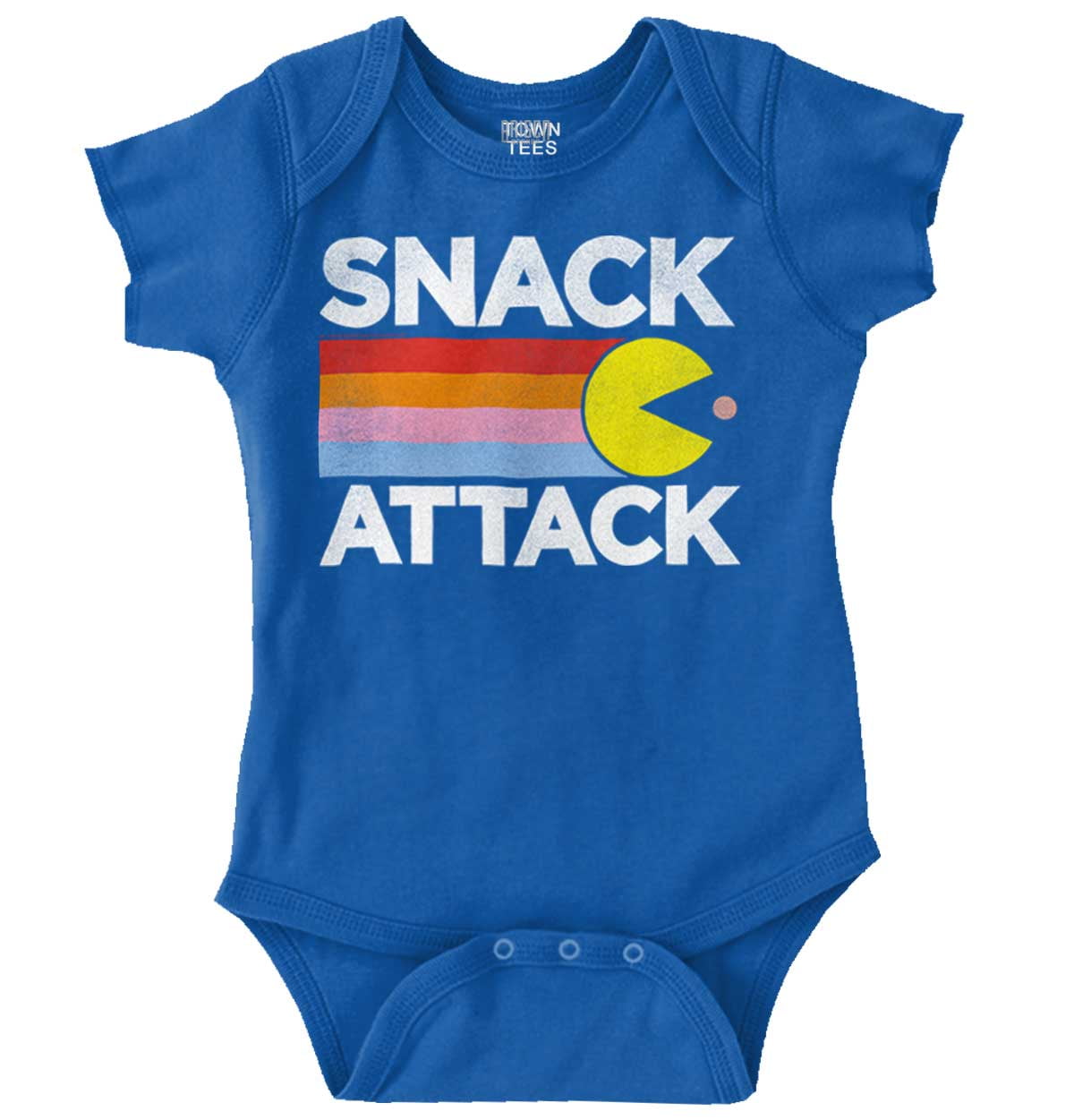 PACMAN Snack Attack Hungry Hangry Romper Boys or Girls Infant Baby ...