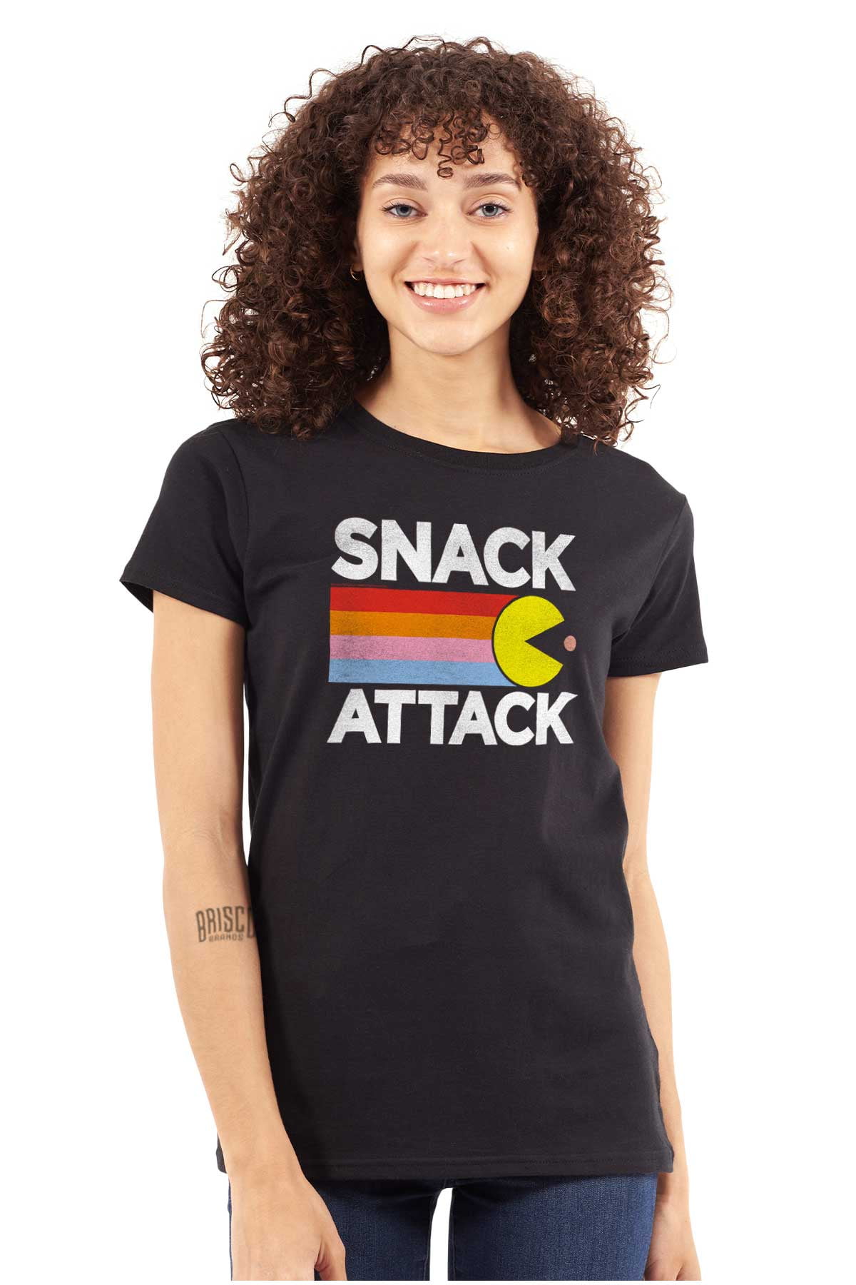 PACMAN Snack Attack Hungry Hangry Women's Plus Size Shirt Brisco Brands ...