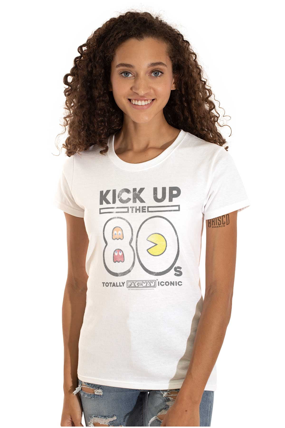 PACMAN Totally Iconic Kick Up the 80s Women's Plus Size Shirt Brisco ...