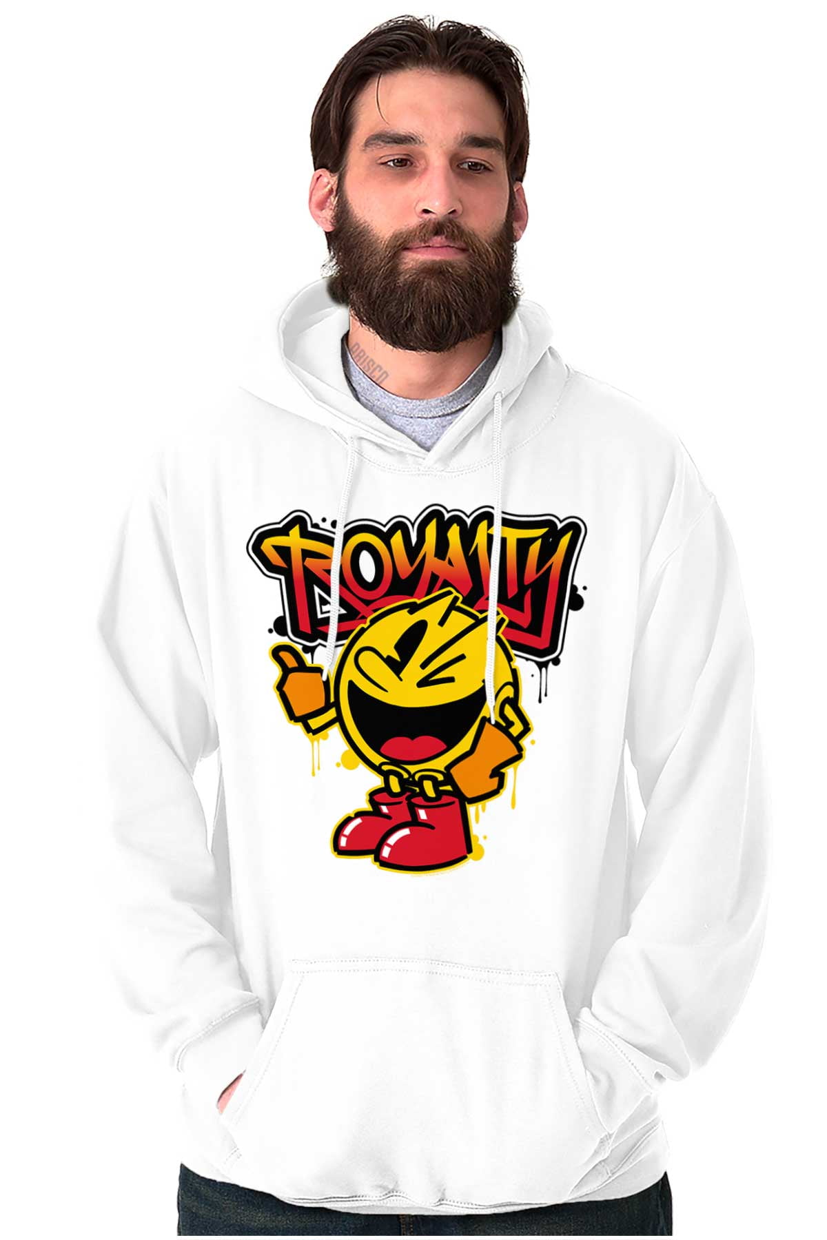 PACMAN Video Arcade Game Royalty Unisex Plus Size Hoodie Brisco Brands ...