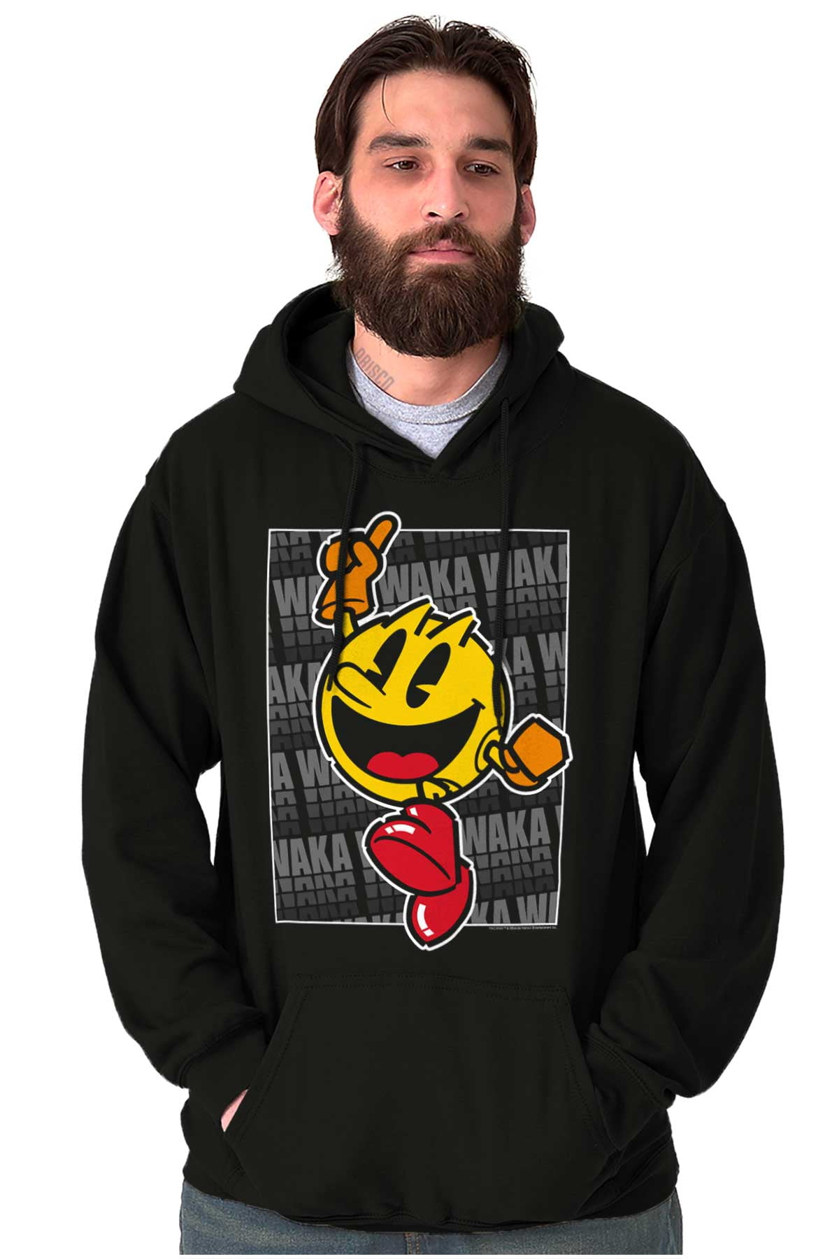 PACMAN Video Arcade Game Waka Waka Unisex Plus Size Hoodie Brisco ...