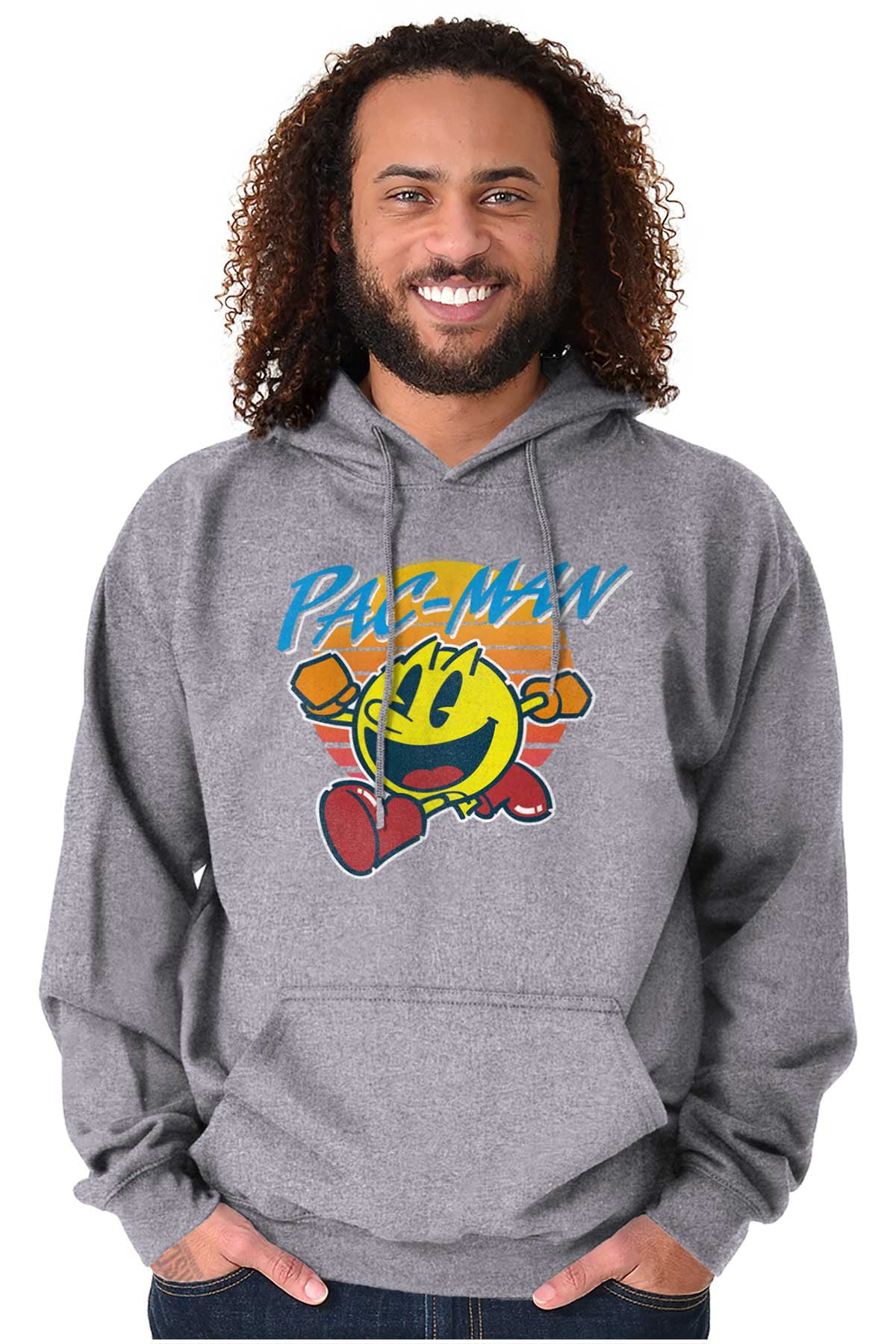 PACMAN Vintage Retro Video Game Hoodie Sweatshirt Women Men Brisco ...