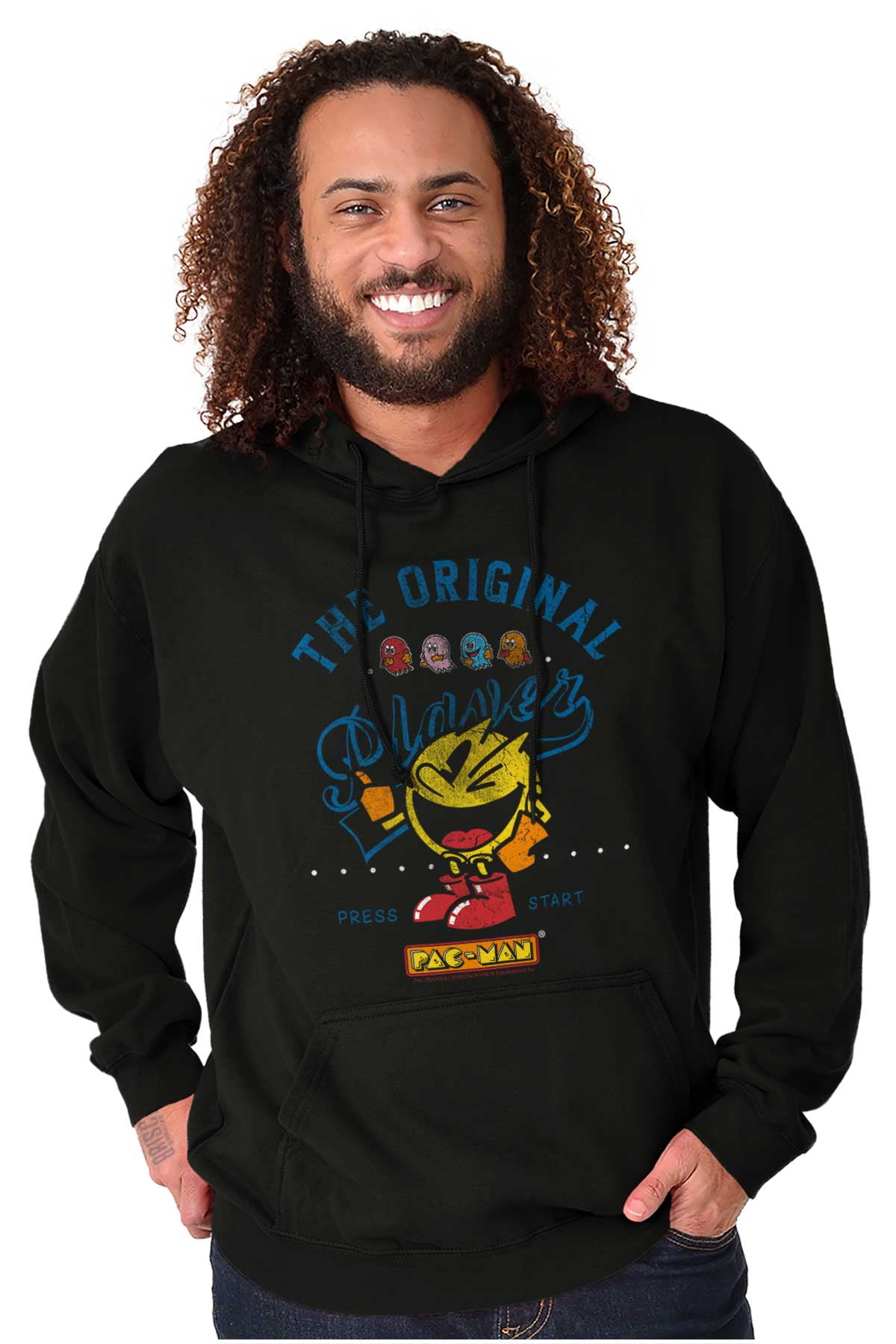 PACMAN the Original Player Funny 80s Hoodie Sweatshirt Women Men Brisco ...