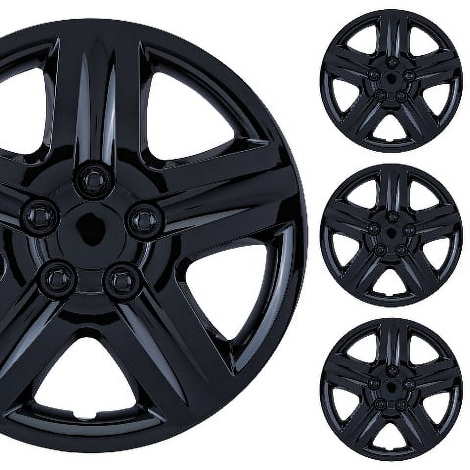 Set of 4 16' 5 Spoke Wheel Covers for 16-19 Honda Civic LX - Chrome ...