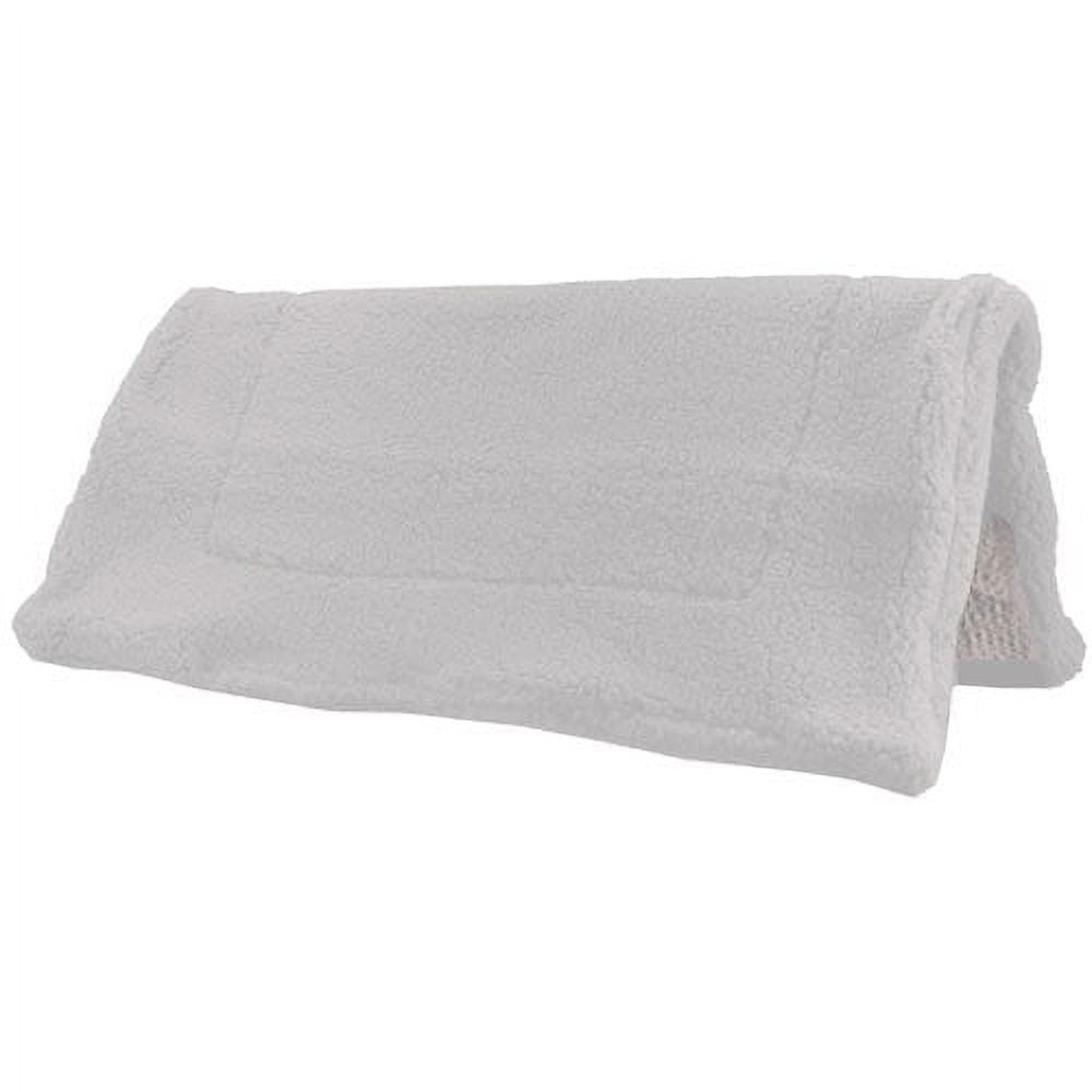 PAD SADDLE WESTERN FLEECE NON-SLIP WHITE - Walmart.com