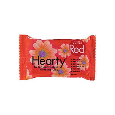 PADICO AIR Dry Hearty Soft Clay Color Clay 50 GM RED Pack of 1 ...
