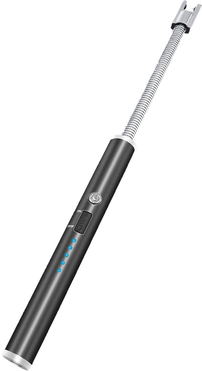 PAGHADI Candle Lighter Rechargeable Electric Arc Lighter Triple Safety ...