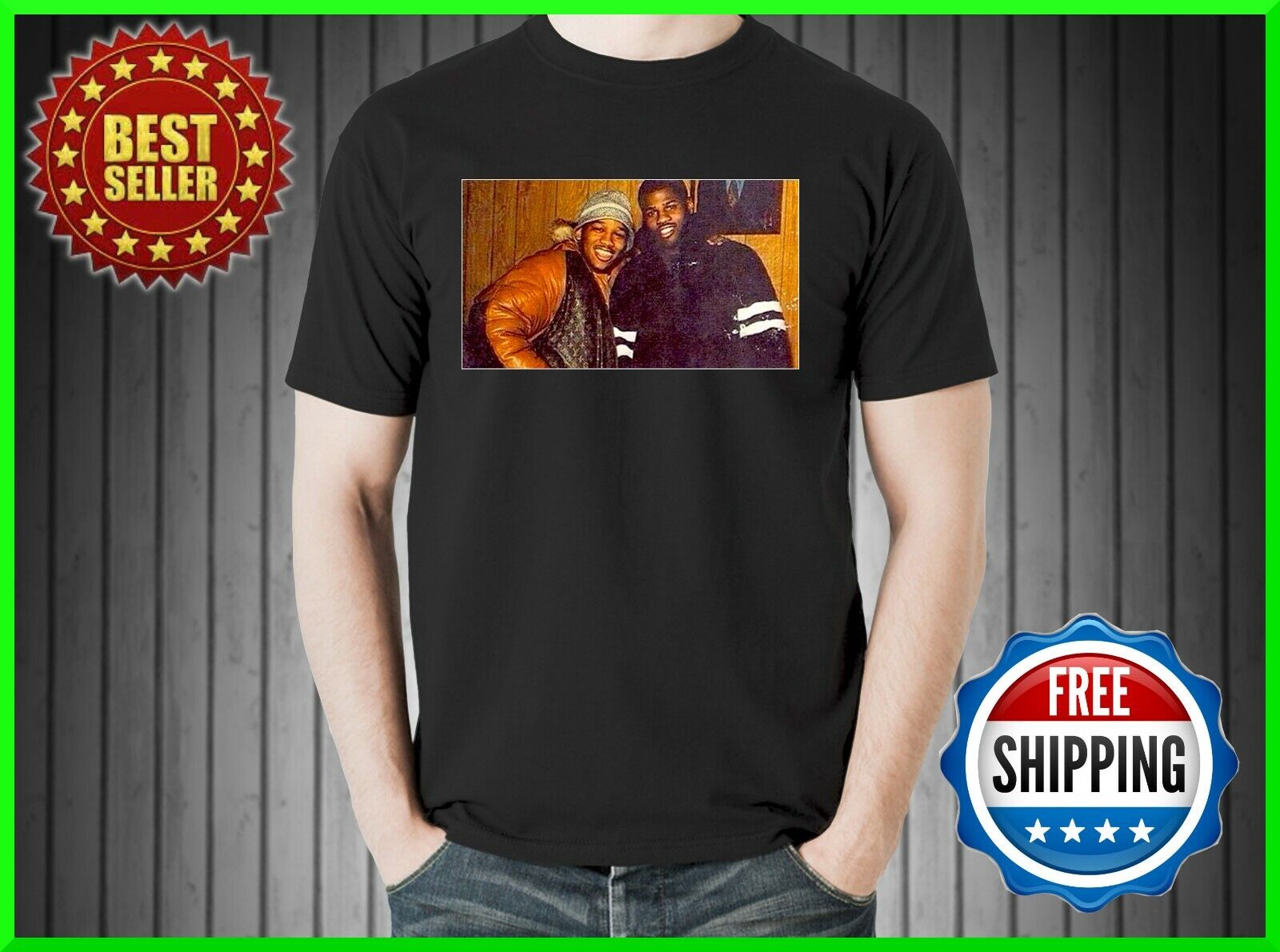PAID IN FULL SHIRT ALPO MARTINEZ RICH PORTER VINTAGE KING OF HARLEM NEW ...