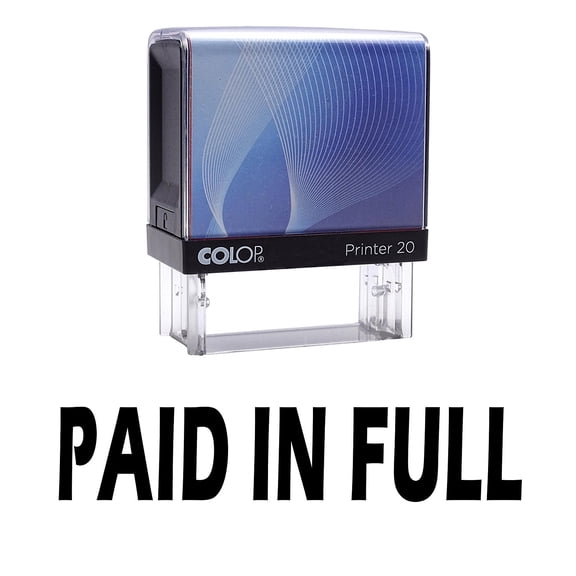 Paid Full Stamp