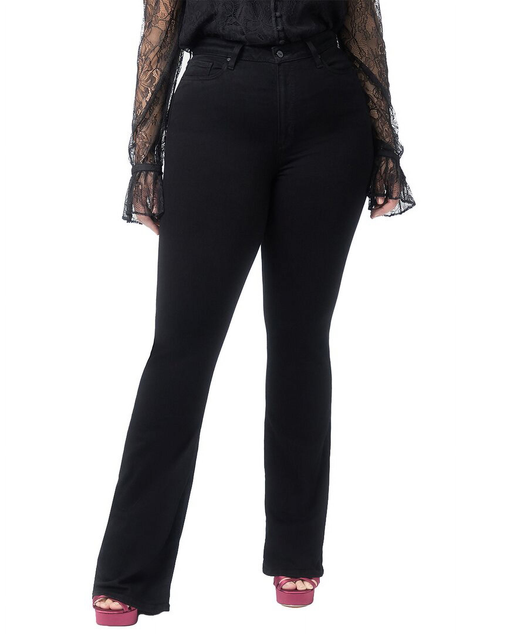 PAIGE womens Black Shadow Iconic Jean, 32 - Walmart.com