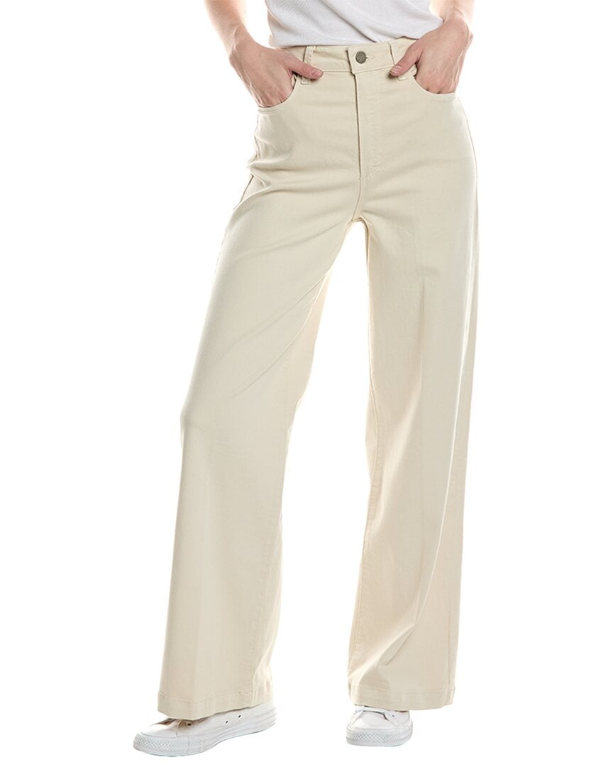 PAIGE womens Genesee Neutral Wide Leg Jean, 29, White - Walmart.com