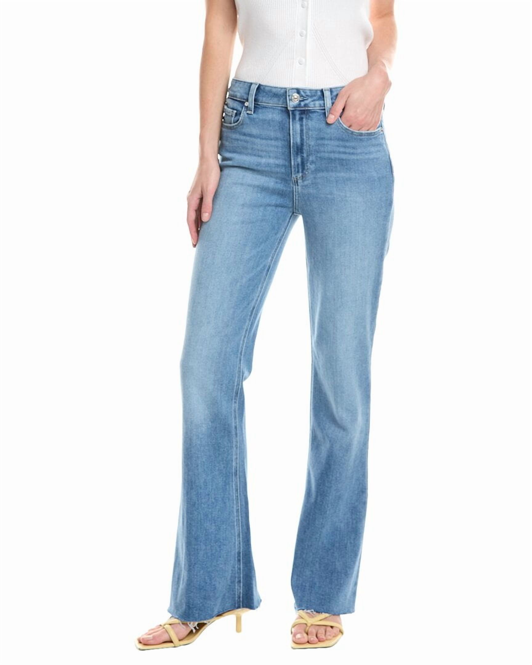 PAIGE womens High-Rise Laurel Canyon Persona Distressed Jean, 27 ...
