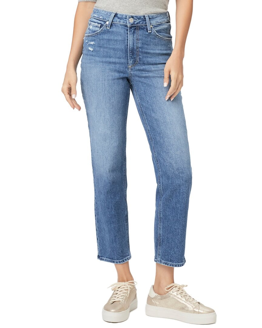 PAIGE womens Sarah Art Piece Distressed Straight Ankle Jean, 23 ...