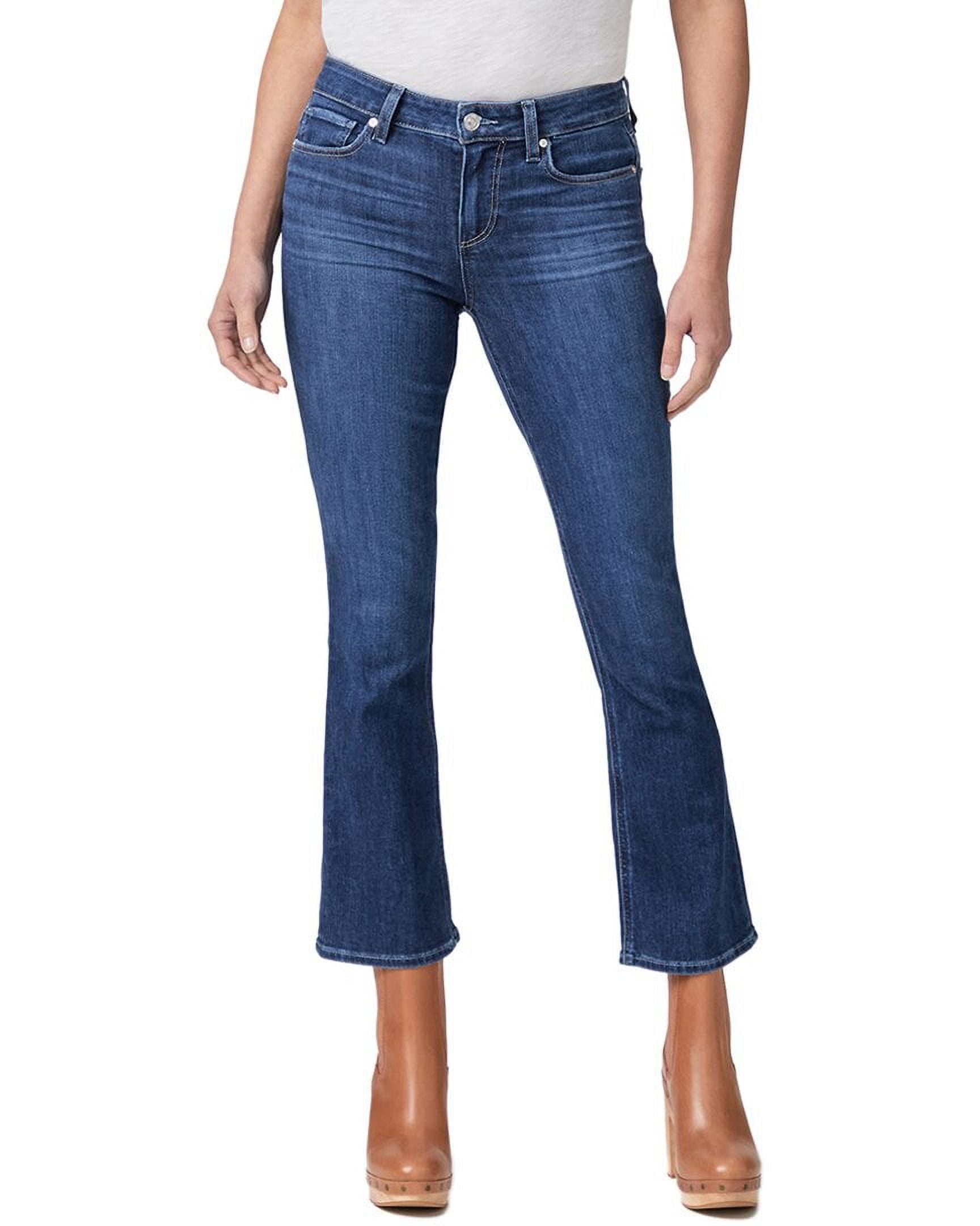 PAIGE womens Shelby Portrait Low Rise Crop Flare Jean, 26 - Walmart.com