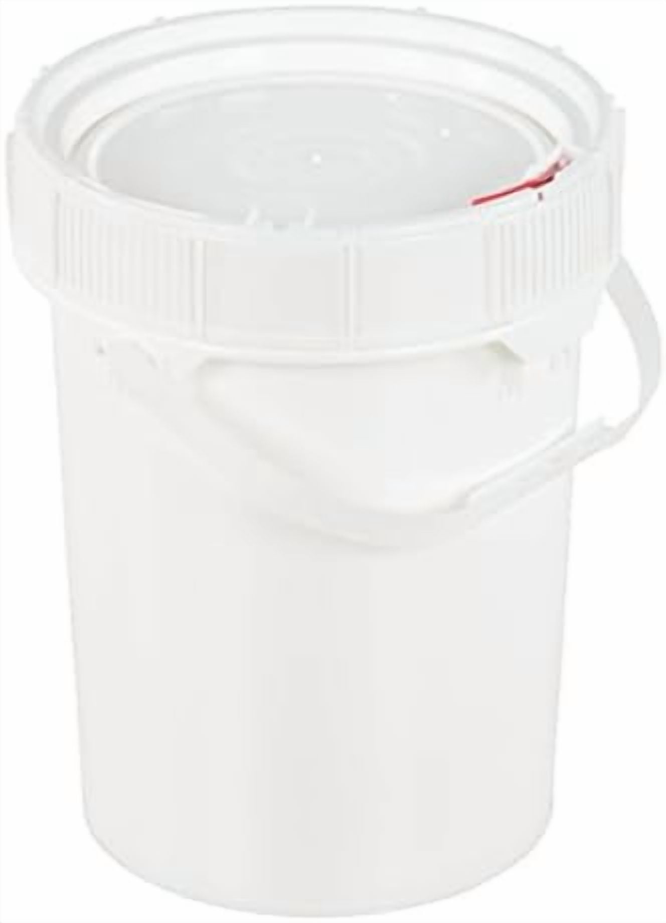 PAIL-SCR-5-W High Density Polyethylene Screw Top Pail and Lid 12-5/8 In ...