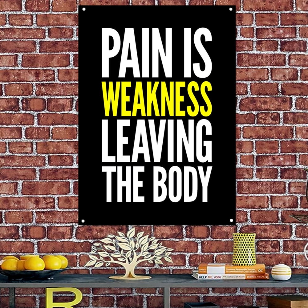 PAIN IS WEAKNESS LEAVING THE BODY - Add Inspiration to Your Workout ...