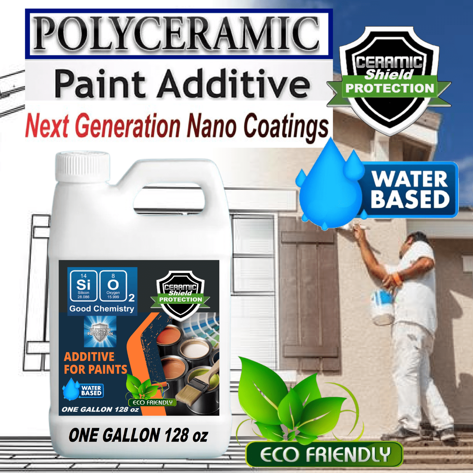 PAINT ADDITIVE FOR LATEX HOUSE PAINT - 1gal - 195.95 - Walmart.com