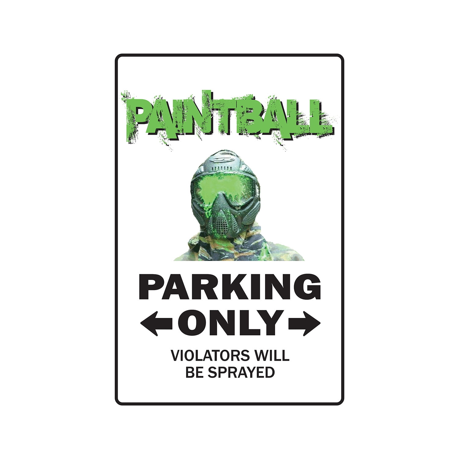 PAINTBALL Sign paint ball player sport guns gear masks team paintballs ball | Indoor/Outdoor ...