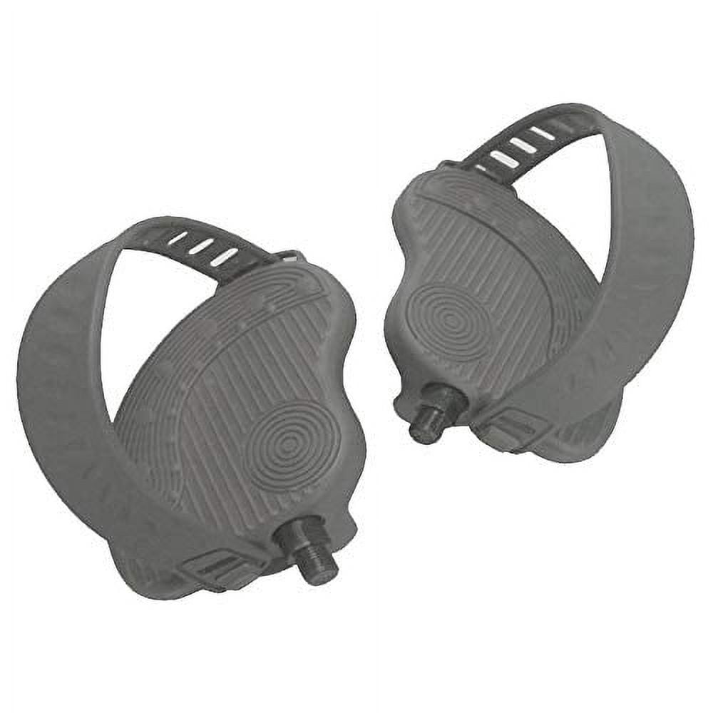 (PAIR - L+R) "LIFE Fitness" BIKE Pedals GRAY 9/16" Shaft Size | With ...