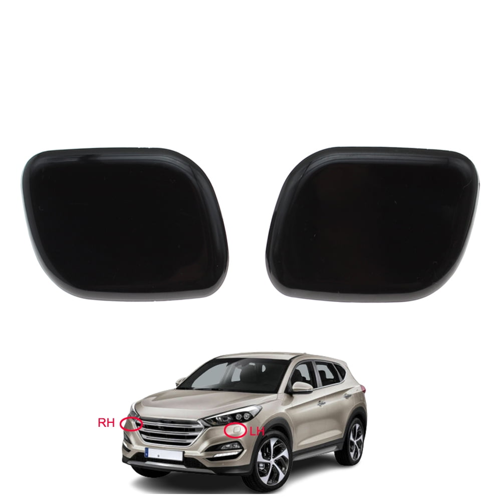PAIR OF CAP - Front Headlight Washer Nozzle Cover, For Hyundai Tucson ...