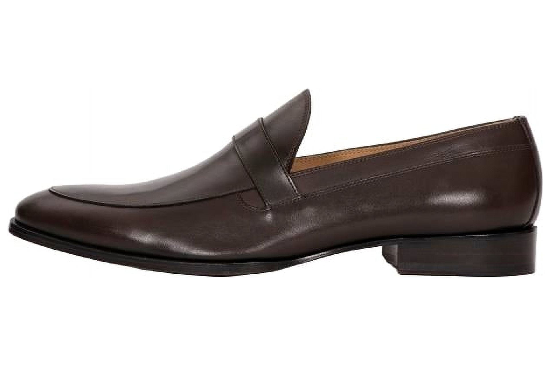 PAIR OF KINGS THE FLUSH MEN'S LOAFER SLIP ON FORMAL DRESS SHOES BROWN ...