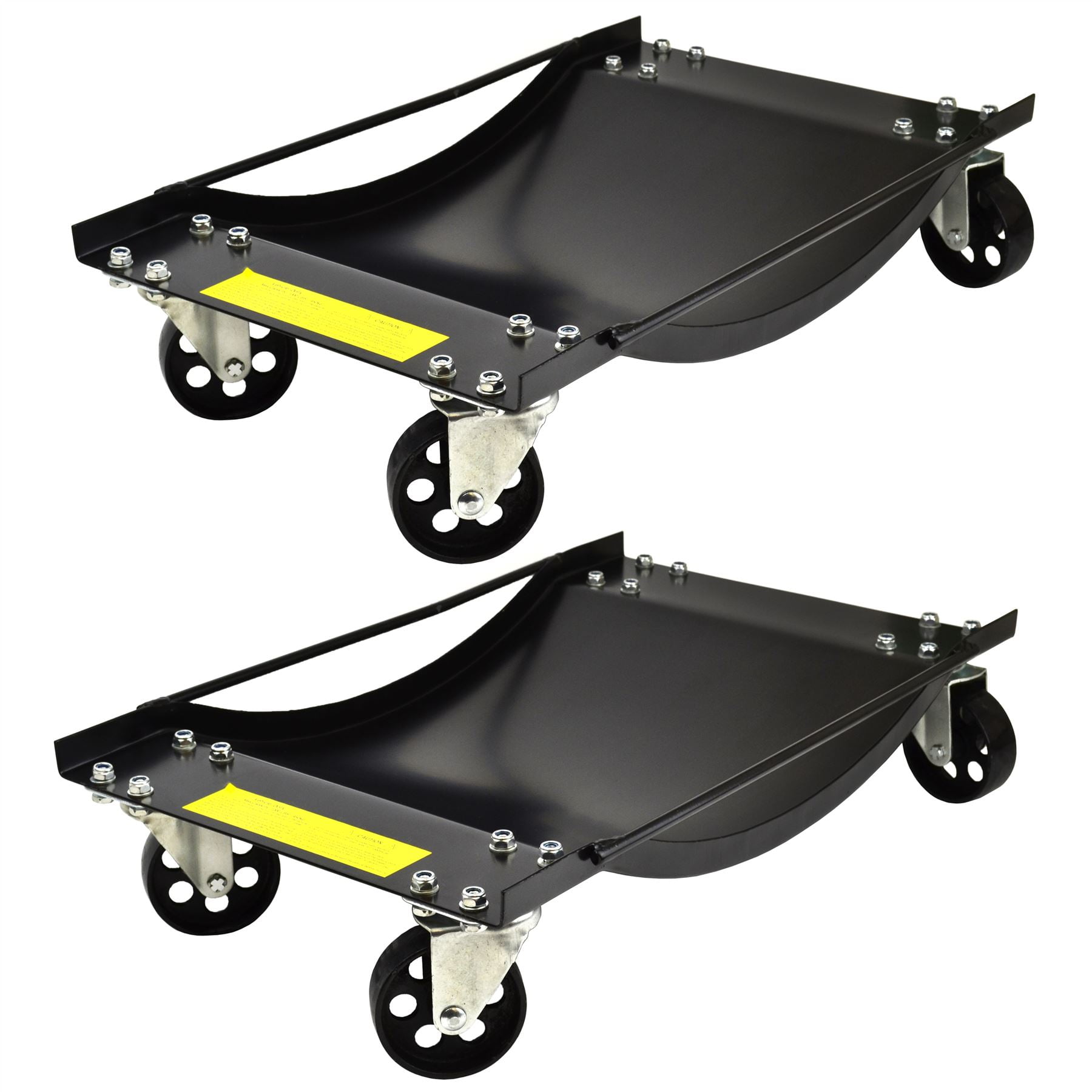 PAIR Wheel Dollies Skate Car Van Positioning Trolley 450kg Recovery ...