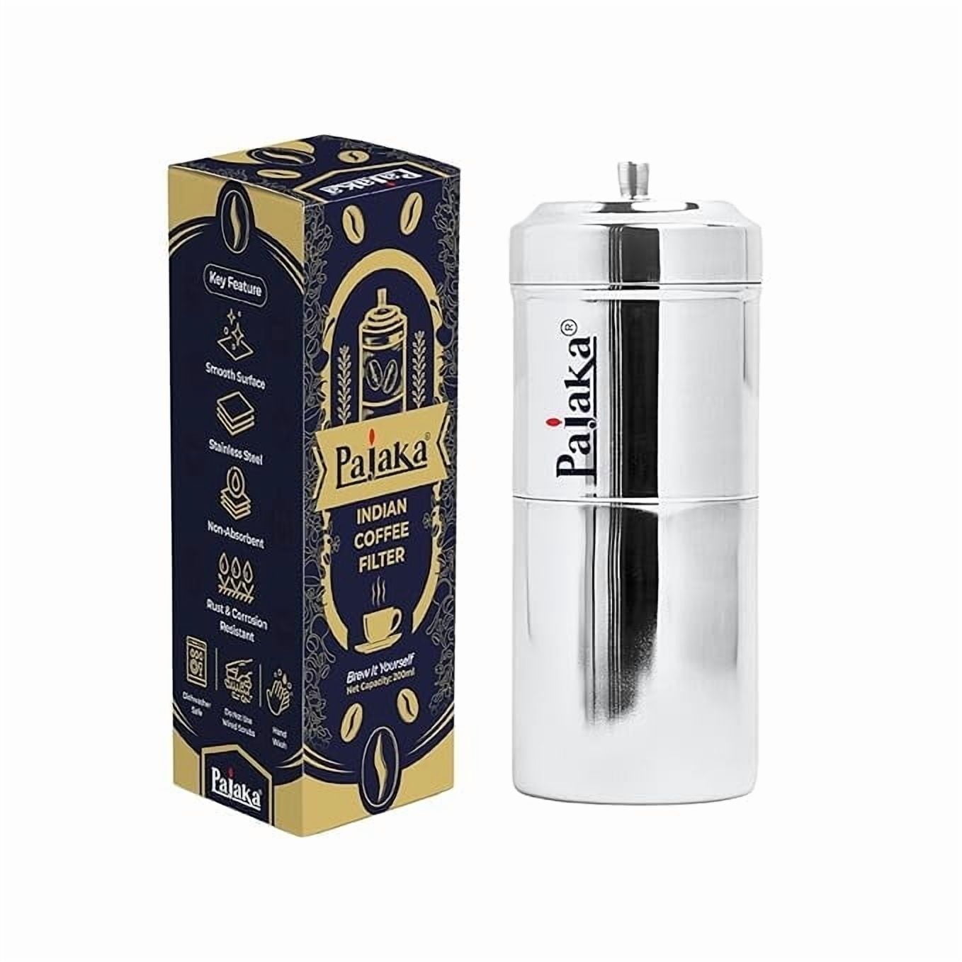 PAJAKA Kappi Maker - Stainless Steel Drip Coffee Brewer for South ...