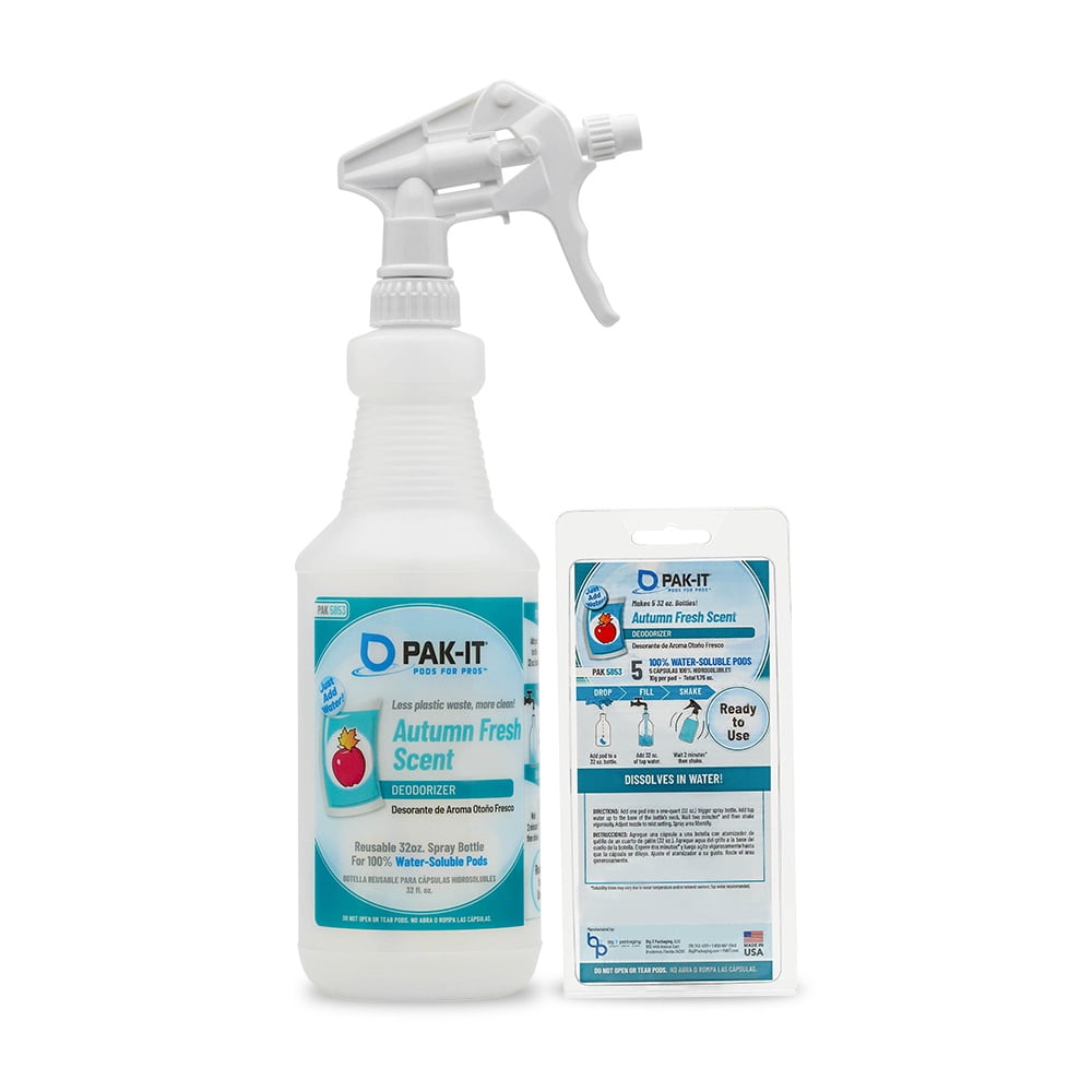 PAK-IT® Autumn Fresh Deodorizer PRO Cleaning Kit - Walmart.com
