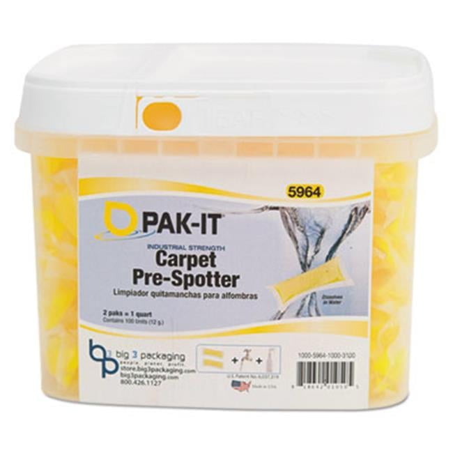PAK-IT® CLEANER,CAR,PRE SPT,LG BIG 5964203400CT - Walmart.com