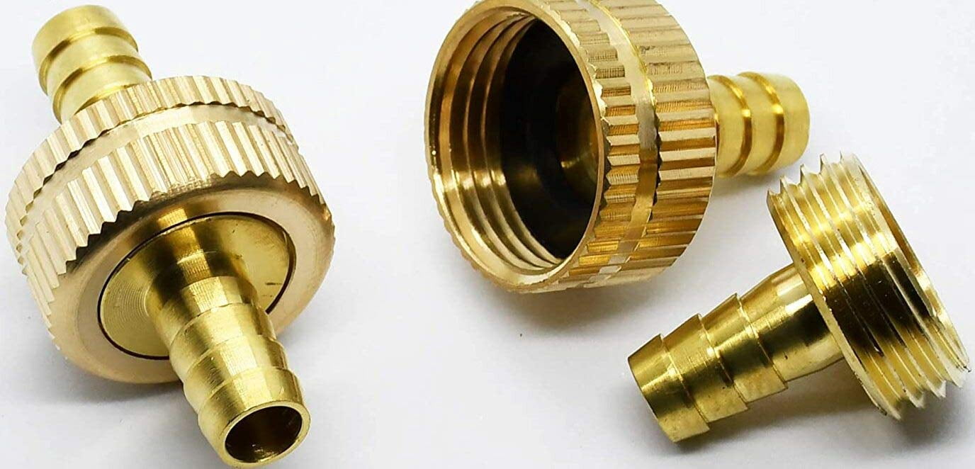 PAKA HAND TOOLS 2PC 1/2" Garden Brass Hose Mender End Repair Kit Hose ...