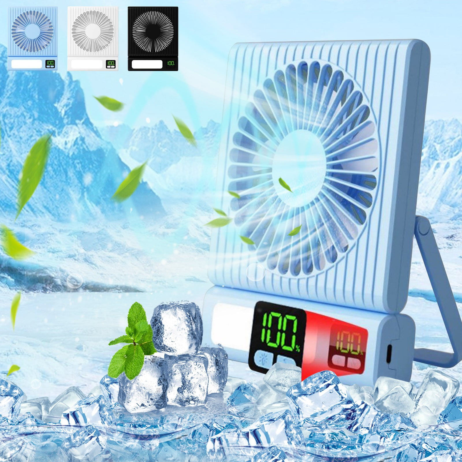 PALIFEUR Desk Fan, Mini Portable Small Fan, Lightweight Household Fan ...