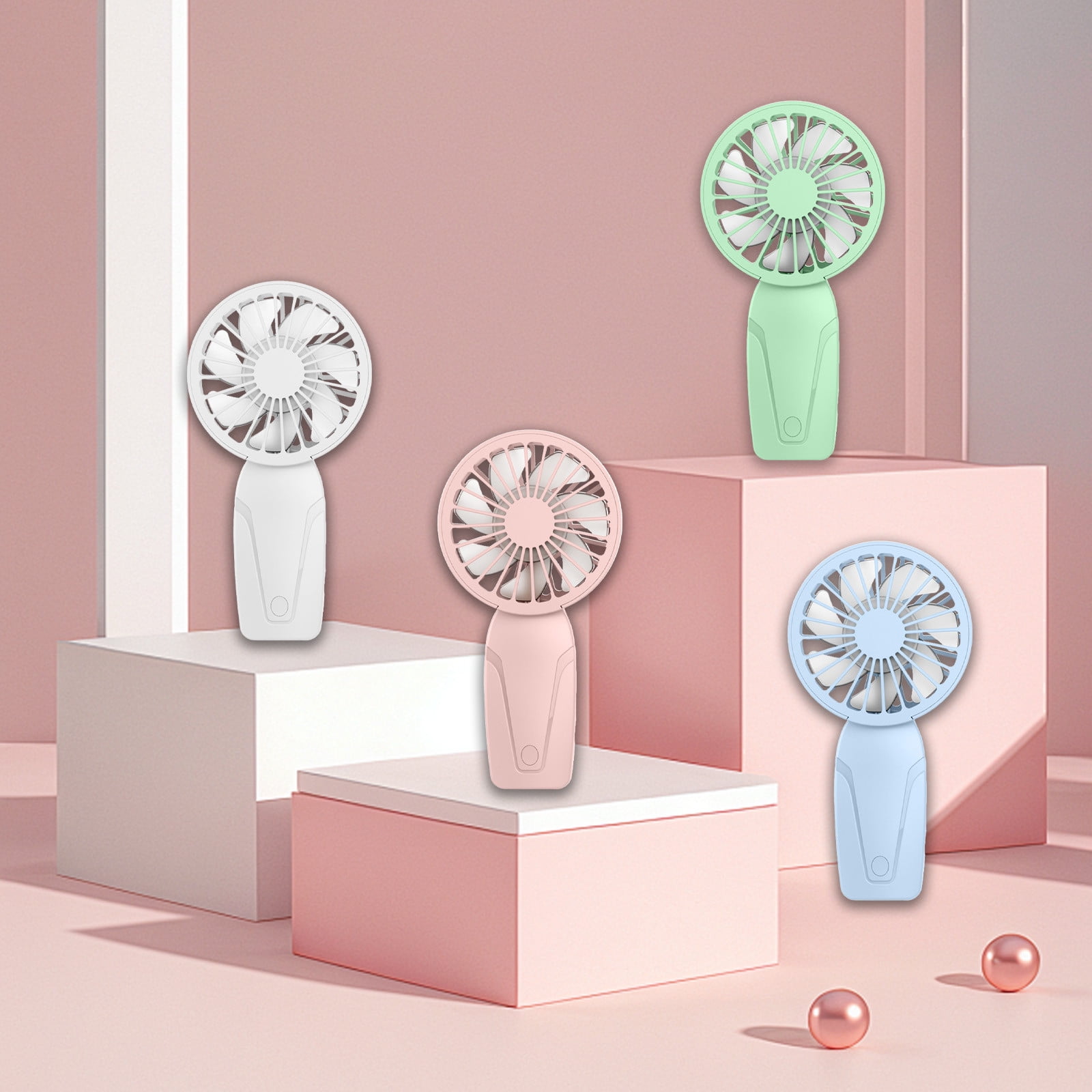 PALIFEUR Mini Handheld Fan, Cute Lightweight Portable Fan, USB Charging ...