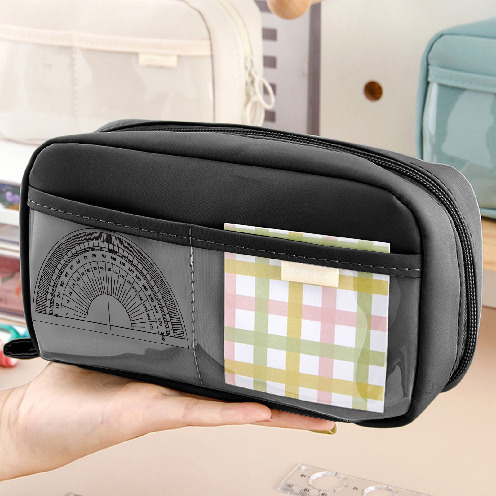 PALIFEUR Pencil Case Large Capacity Pencil Pouch, Multi-layer ...