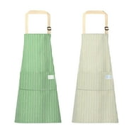 WSBDENLK Adjustable Waist Tie Adult Kitchen Apron, Cooking Apron with ...