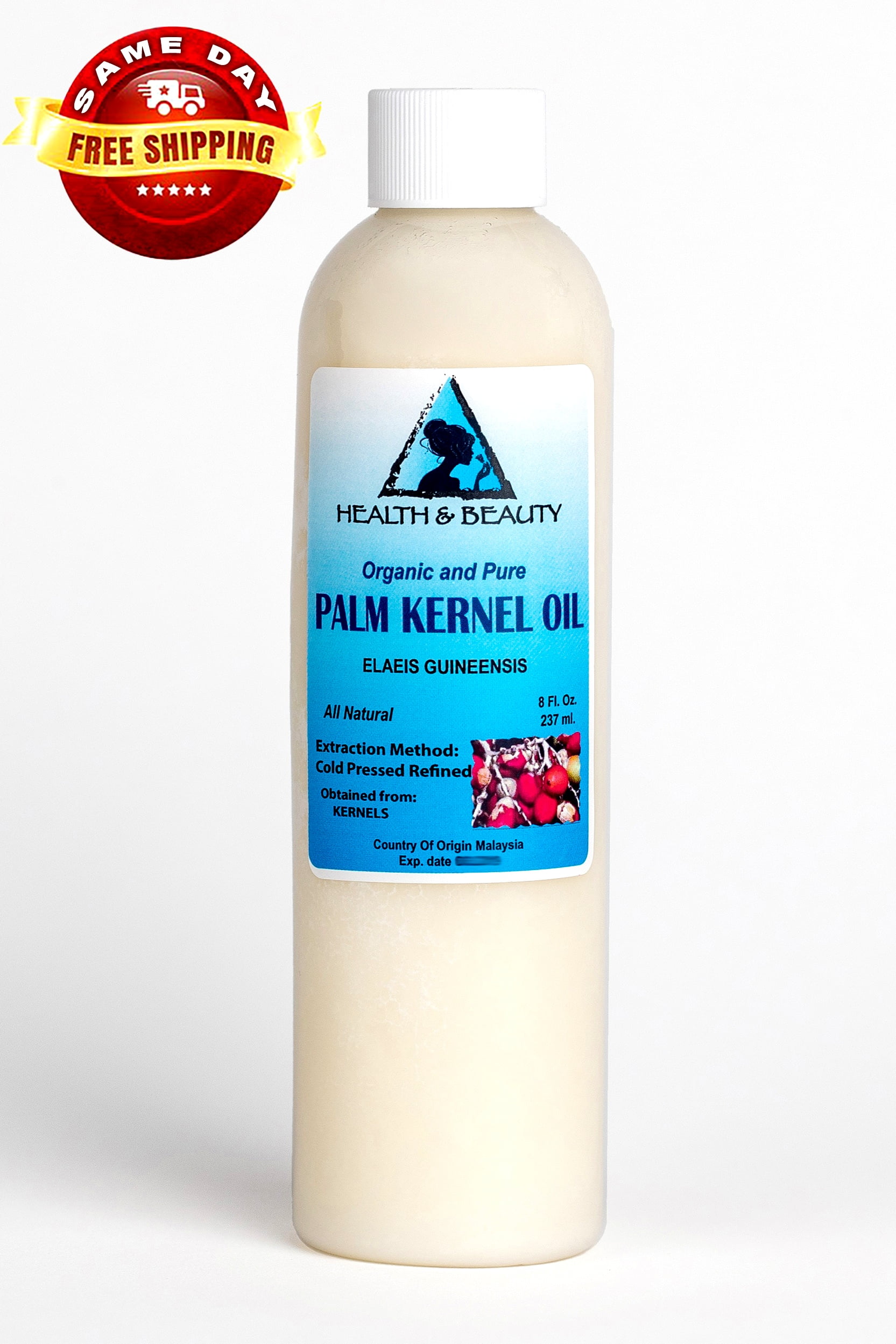 PALM KERNEL OIL ORGANIC CARRIER COLD PRESSED SUSTAINABLE NATURAL 100% ...