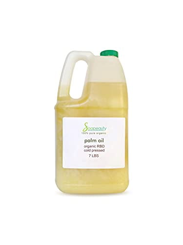 PALM OIL RBD CARRIER COLD PRESSED 100% PURE NATURAL 4 OZ TO 1 GALLON (7 ...