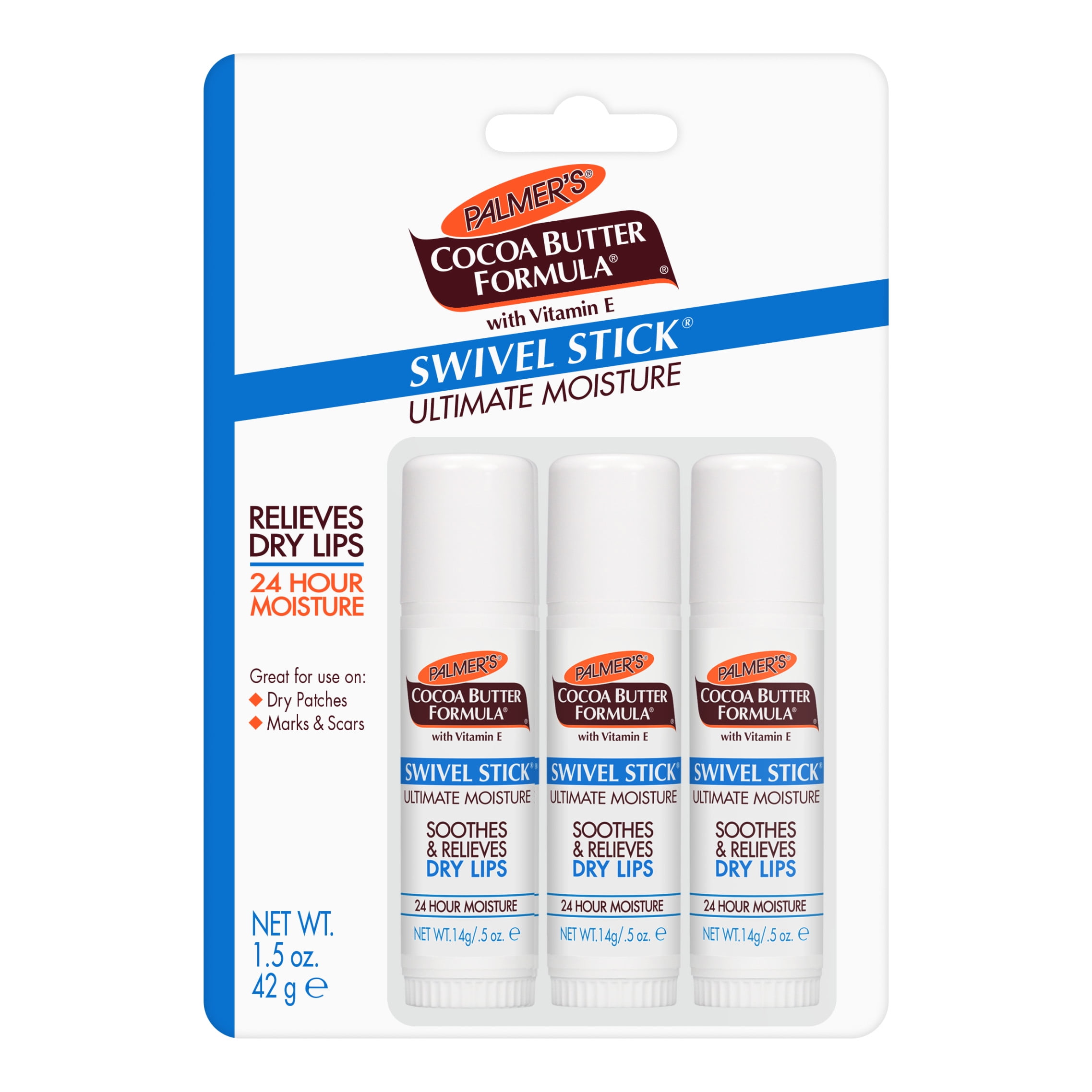PALMER'S COCOA BUTTER FORMULA SWIVEL STICK THREE PACK - Walmart.com