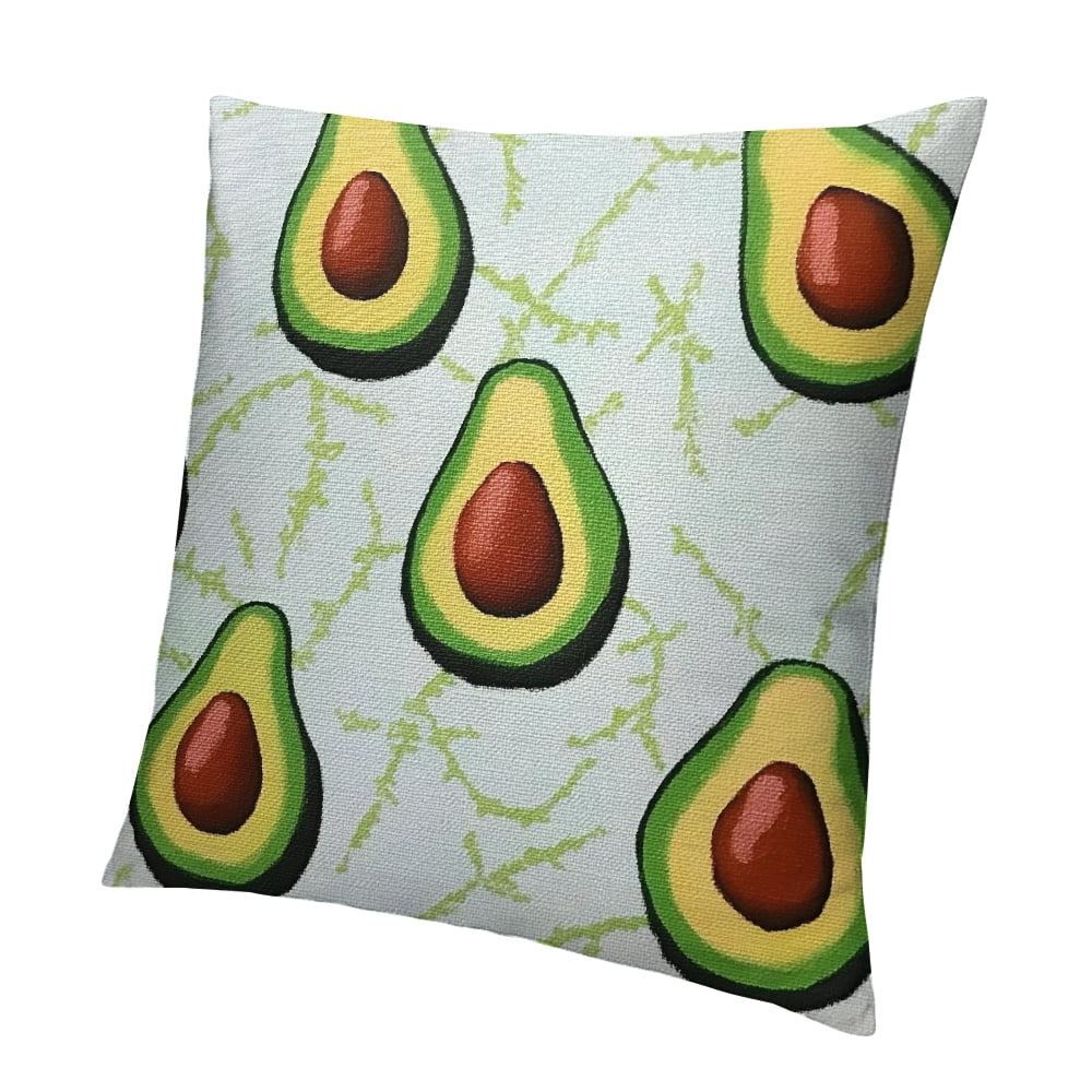 PALNKART Avocados Red Dot Maximalism Pillow Covers 1PC Home Decor ...
