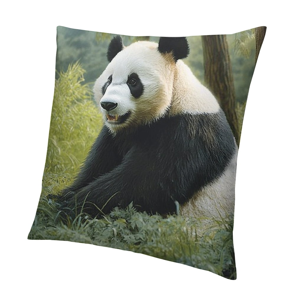 PALNKART Chinese Panda Pillow Covers for Home Sofa Bed Couch Cute ...