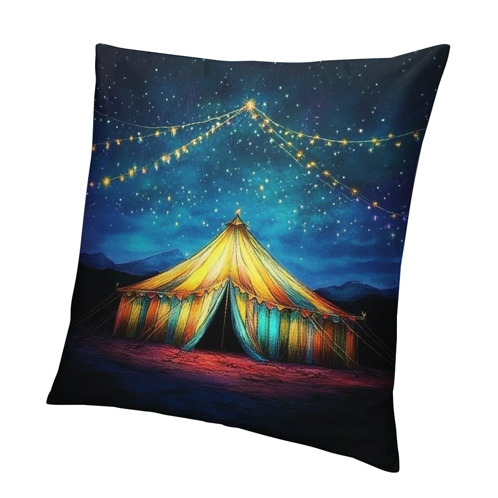 PALNKART Colorful Tent Pillow Case Covers Jungle Starry Glitter Sky ...