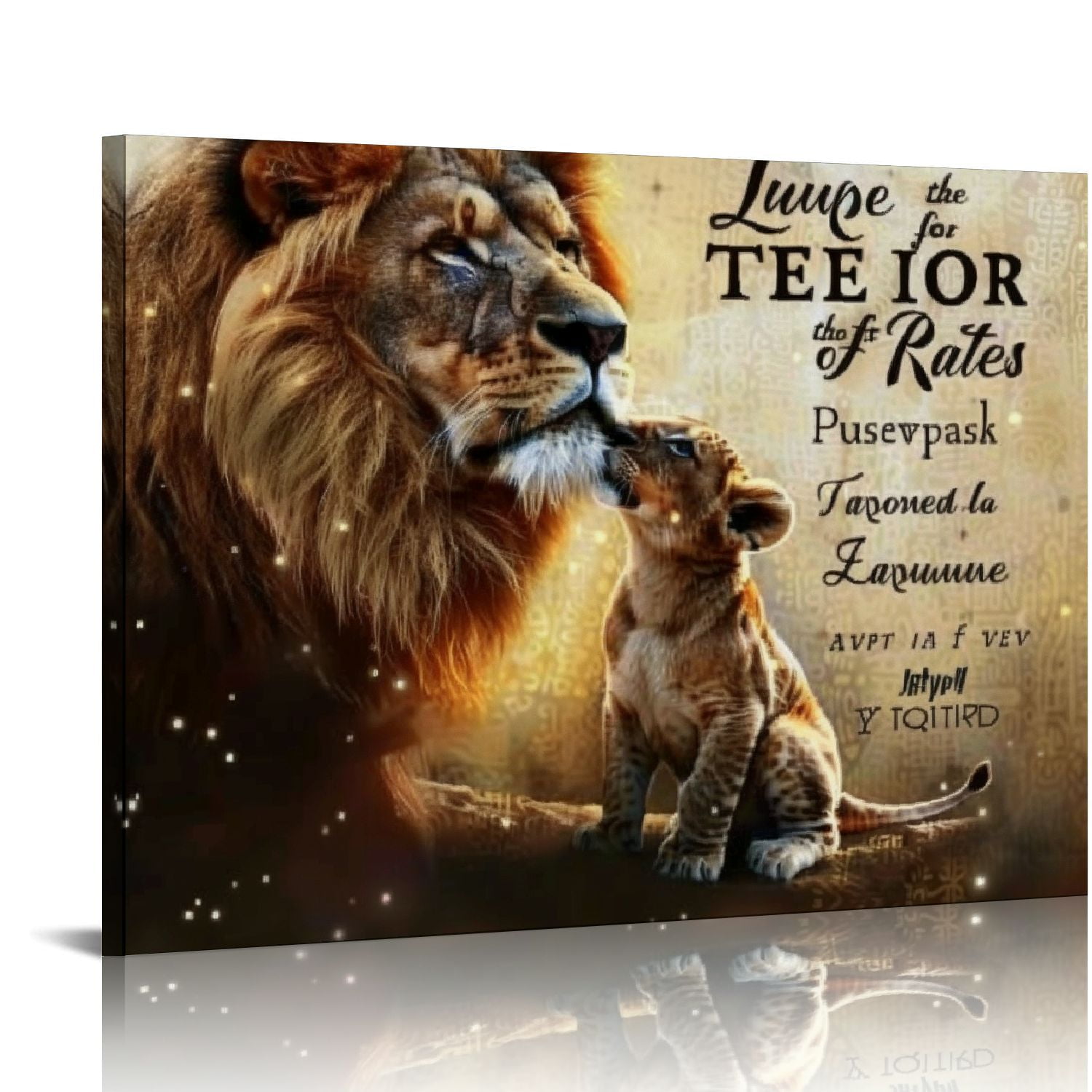 PALNKART to My Daughter Whenever You Feel Overwhelmed Canvas Painting ...