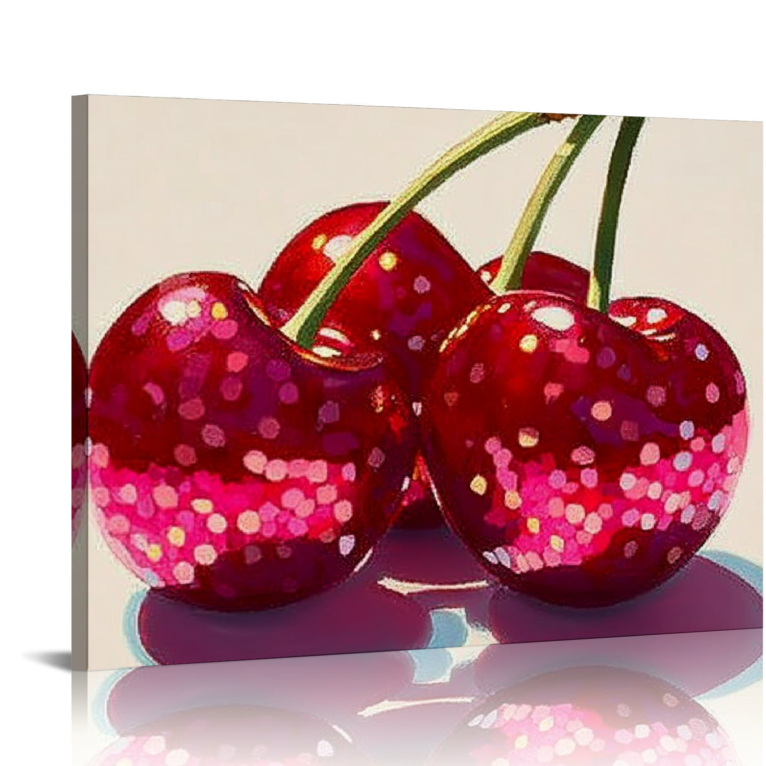 PALNKART Red Disco Ball Wall Art Retro Fashion Prints Vintage Preppy ...