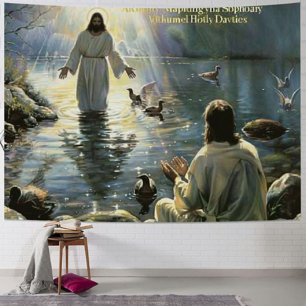 PALNKART The Spirit Descending Like A Dove Canvas Tapestry Of Jesus ...