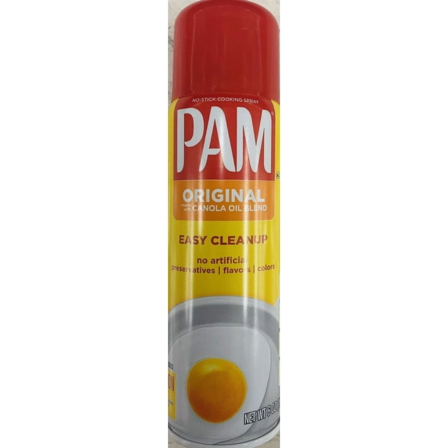 PAM Original Canola Oil Blend Non stick Cooking & Baking Spray 6 oz NEW ...