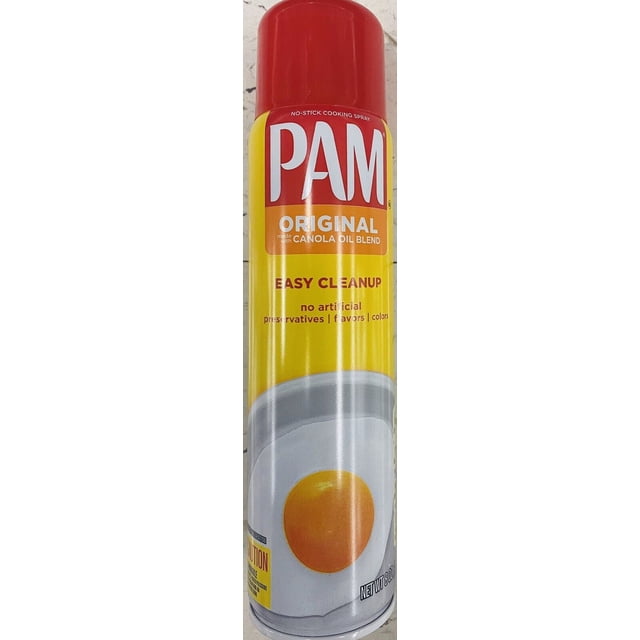 PAM Original Canola Oil Blend Non stick Cooking & Baking Spray 8 oz NEW ...
