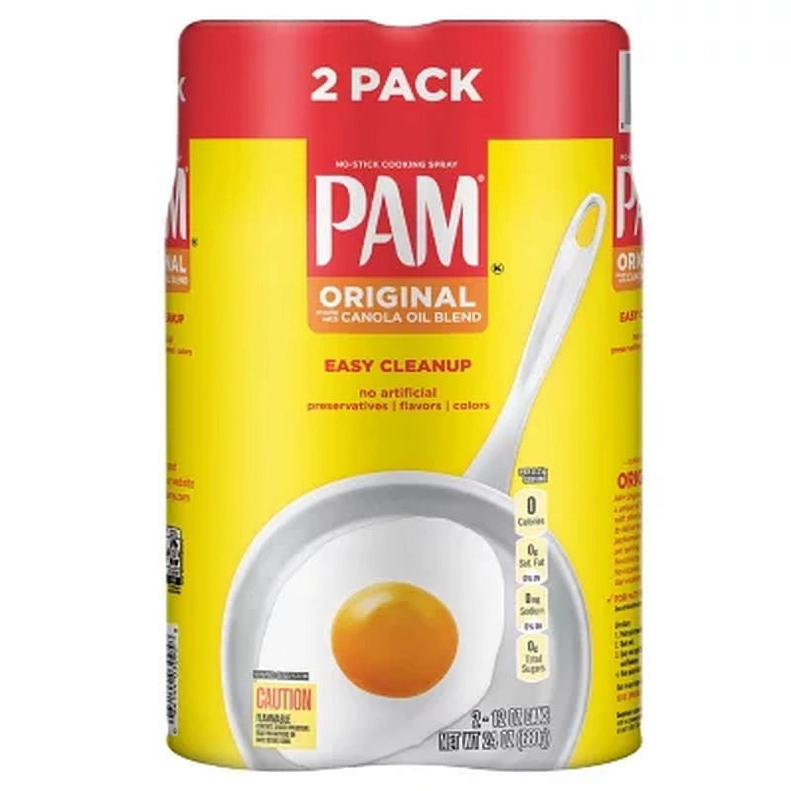 Pam Original Cooking Spray, 24Oz, Non-Stick Spray for Fat-Free Baking ...