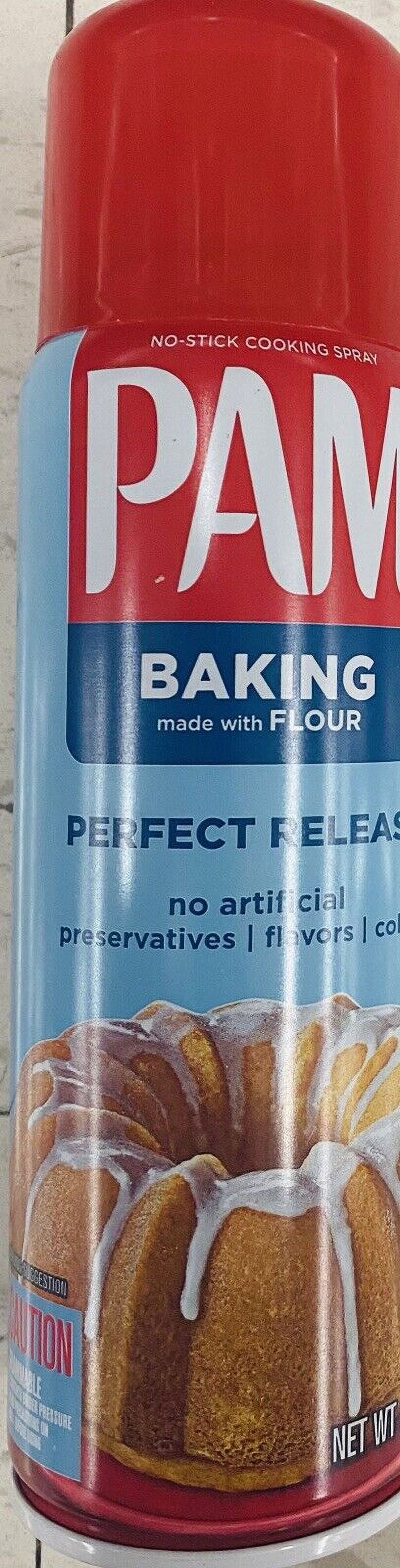 PAM Perfect Release Non Stick Cooking Baking Spray Made with FLOUR - 5 ...